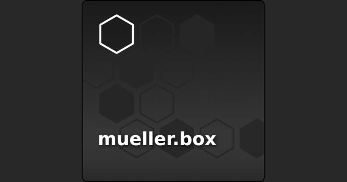 mueller.box - Profile | .box